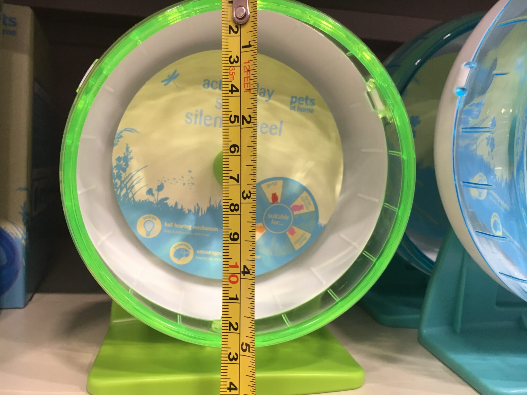 Hamster Wheel - 28cm is the Minimum Size for Syrians to Prevent Pain