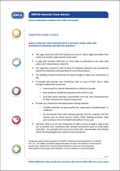 Safe & Unsafe Hamster Bedding - HamsterWelfare.com | Welfare Advice ...
