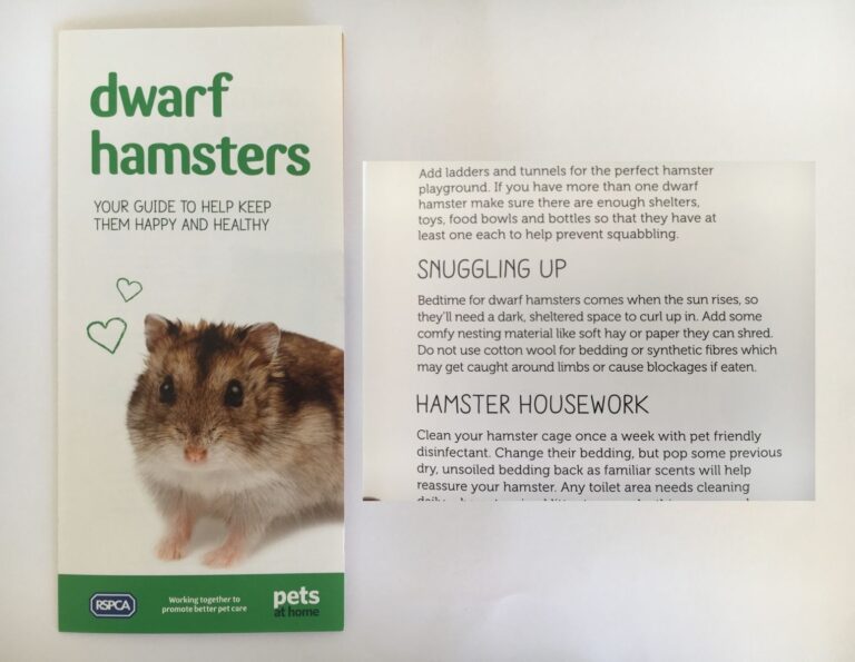 Pets at Home RSPCA Leaflet Issue - HamsterWelfare.com | Welfare Advice ...