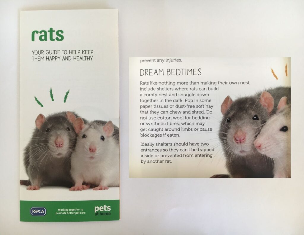 Pets at Home RSPCA Leaflet Issue - HamsterWelfare.com | Welfare Advice ...